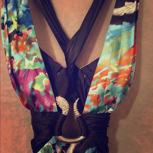 Morgan & Co. | Dresses | Bejeweled Snake Gown | Poshmark